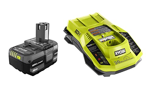 Ryobi 18V One+ 4.0AH High Performance Battery and Charger Starter Kit