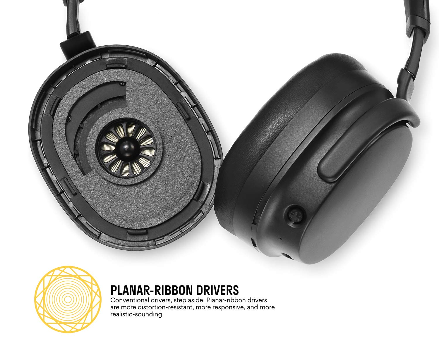 Drop + THX Panda Wireless Headphone β World's First Headphone with THX AAA Amplifier Technology, Over-Ear, Planar-Ribbon Driver, Bluetooth 5.0, LDAC, Closed-Back, 30+ Hrs. Battery, and Microphone