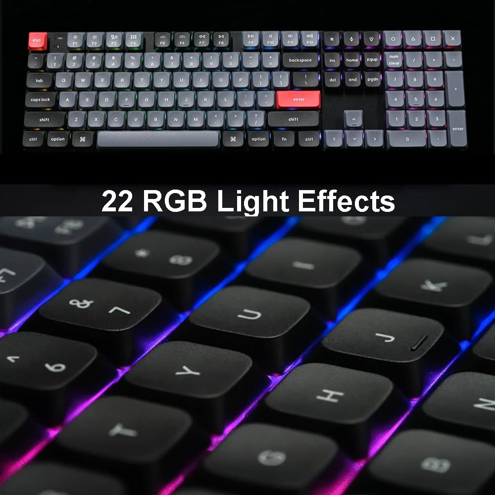 Keychron S1 Ultra-Slim QMK/VIA Custom Wired Mechanical Keyboard, Hot-swappable 84 Keys 75% Layout Programmable Macros RGB Backlit CNC Aluminum for Mac Windows, Low Profile Gateron Yellow Switch