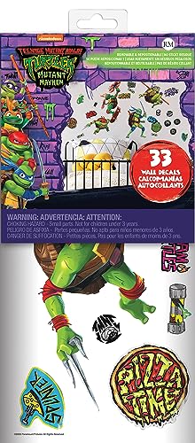 RoomMates Teenage Mutant Ninja Turtles Mutant Mayhem Characters Peel and Stick Wall Decals