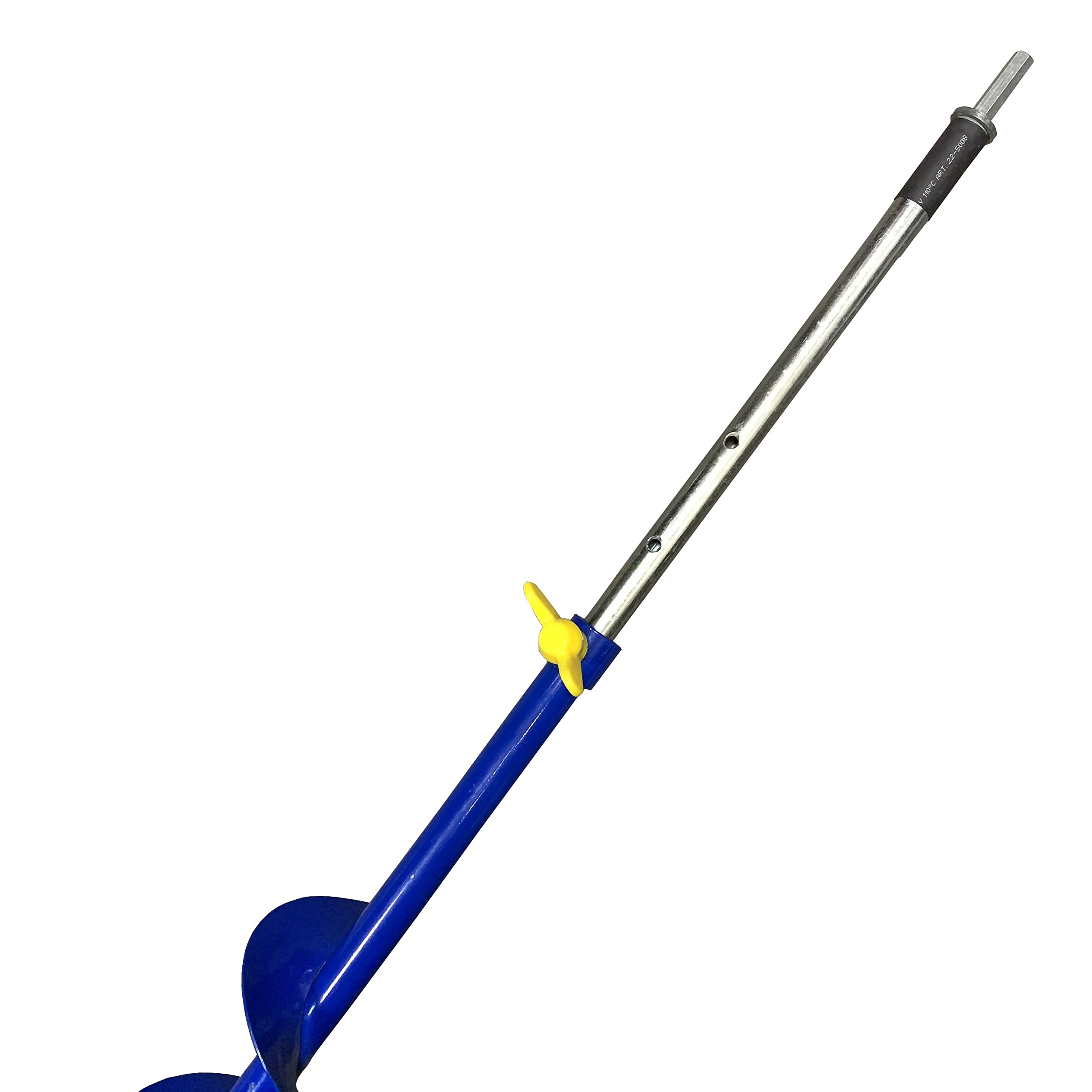 Ice Auger Drill Adapter Extension 16" β 18mm/0.720β Steel Cordless Drill Attachment for Ice Auger Drill Conversion
