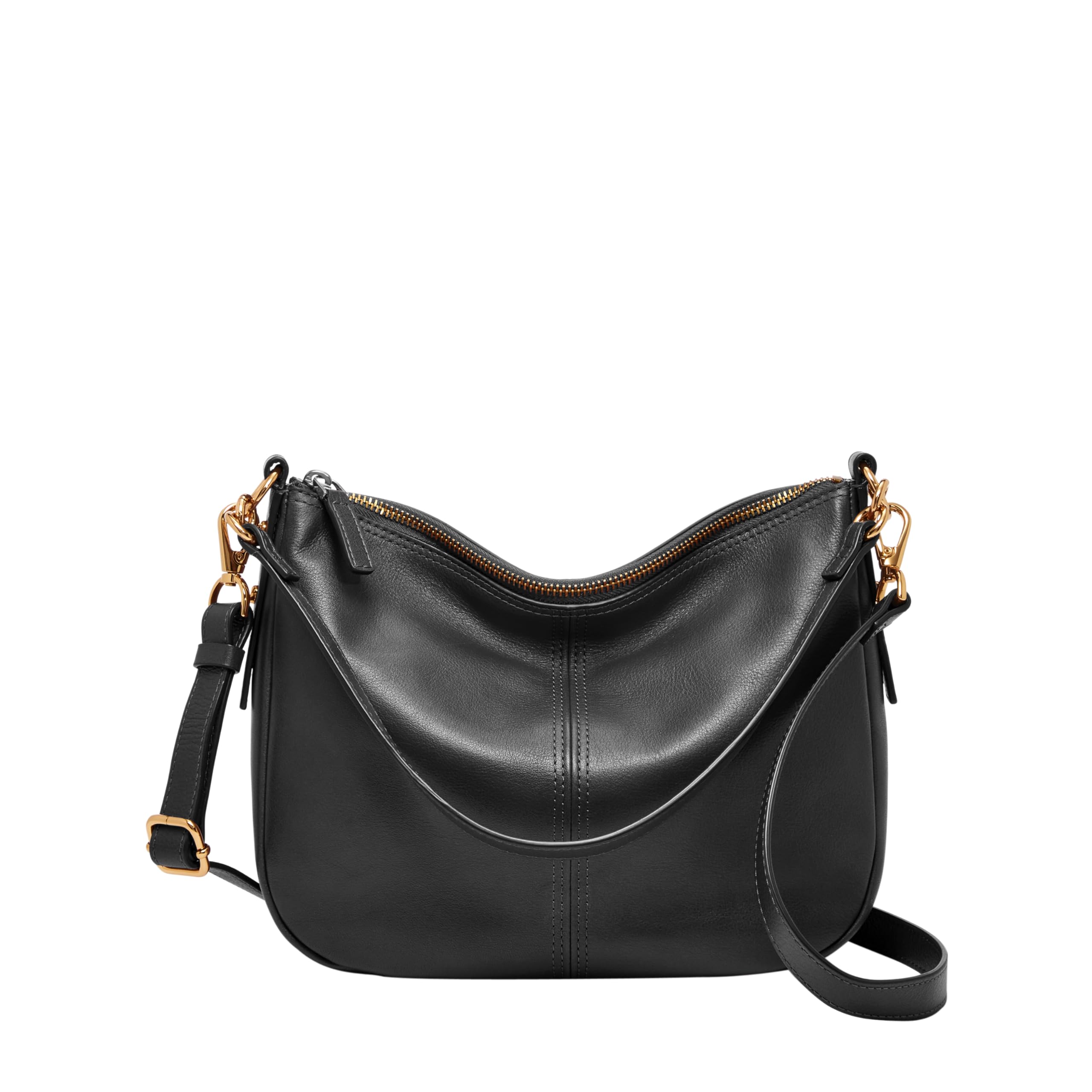 Fossil Women's Jolie Leather Crossbody Purse Handbag, Espresso (Model: ZB1769206)