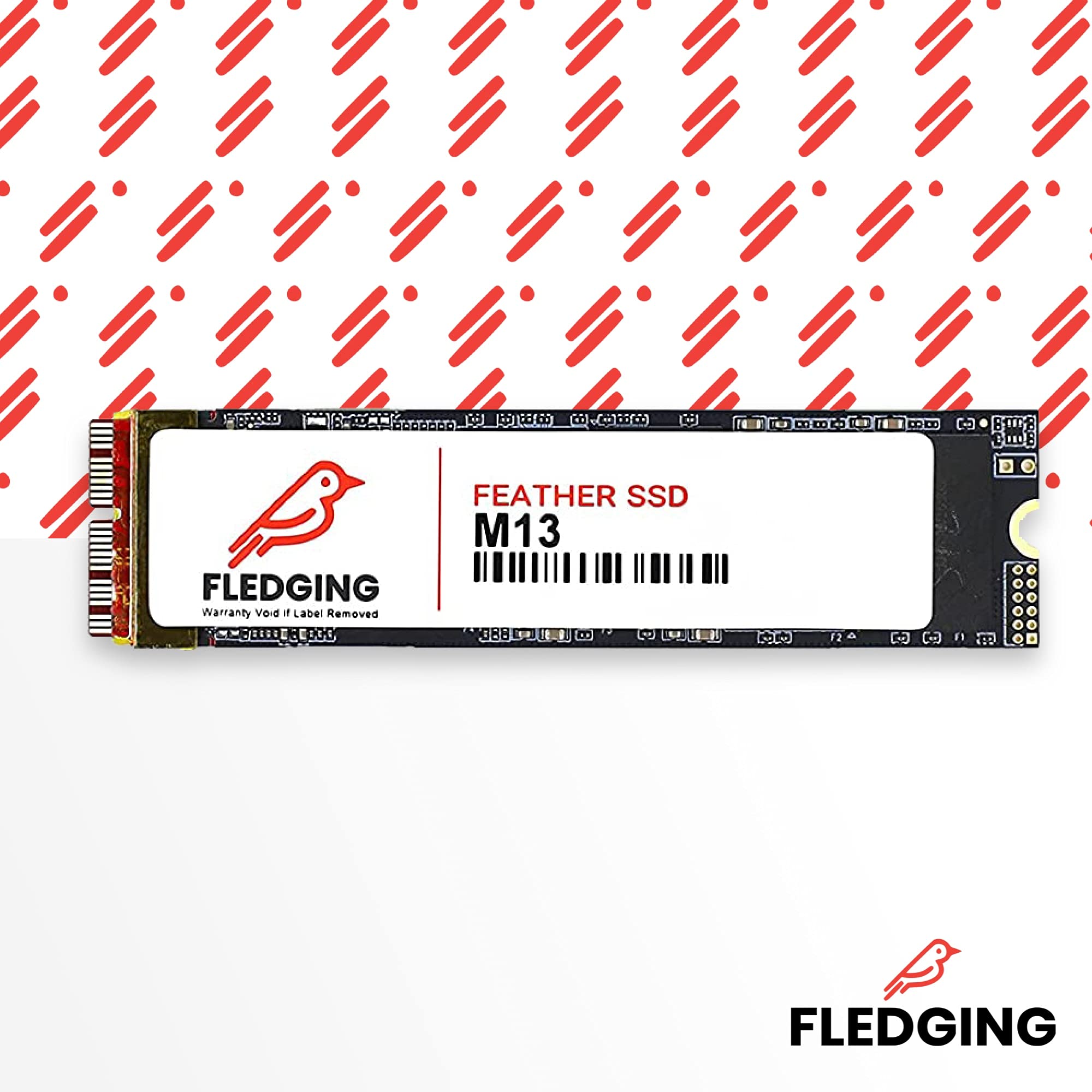 Fledging 1TB Feather M13-S PCIe NVMe Gen 3.0x4 SSD Upgrade – DIY kit & OS Included – Compatible with Apple MacBook Air (2013-2015) & Pro (2013-2016), Mac Mini (2013) & Pro (2014), iMac (2013-2019)
