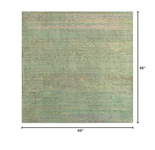 Unique Loom Austin Collection Area Rug - Muse (8' Square, Green/ Beige)