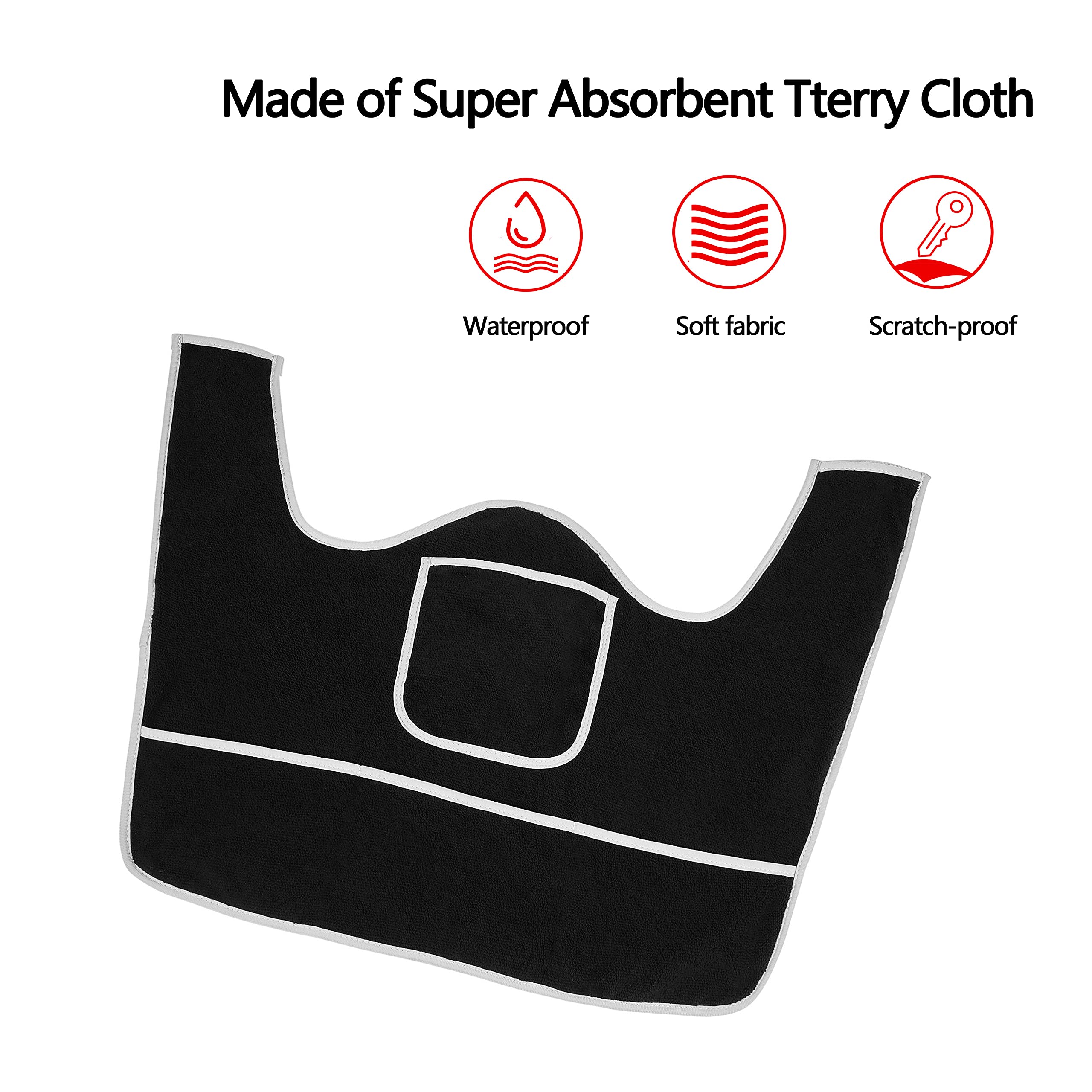 FANDGOK Anti-Slippery Handlebar Sweat Towel for Peloton Spin Bike, pelaton assecories