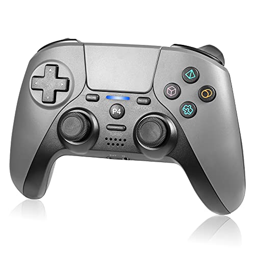 Hongyada Kyadeys Pro Gaming Controller, Wireless Controller with Dual Vibration Game Joystick Game Console, LED Lights, Built-in Speaker,3.5mm Audio Jack Plug & Play Video Games