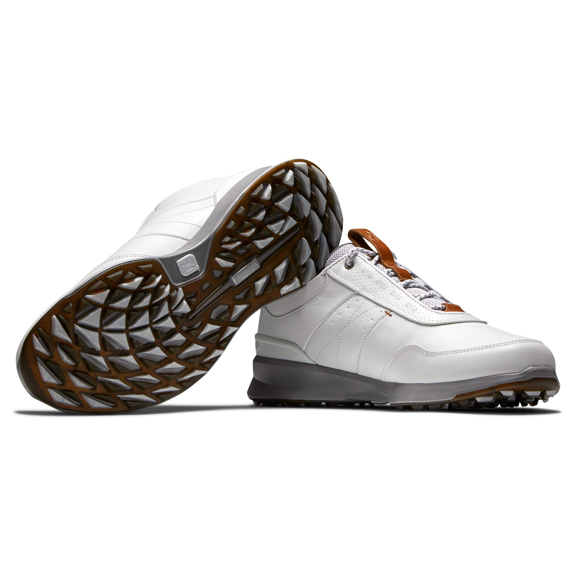 FootJoy Men's Stratos Previous Season Style Golf Shoe, Off-White, 9.5