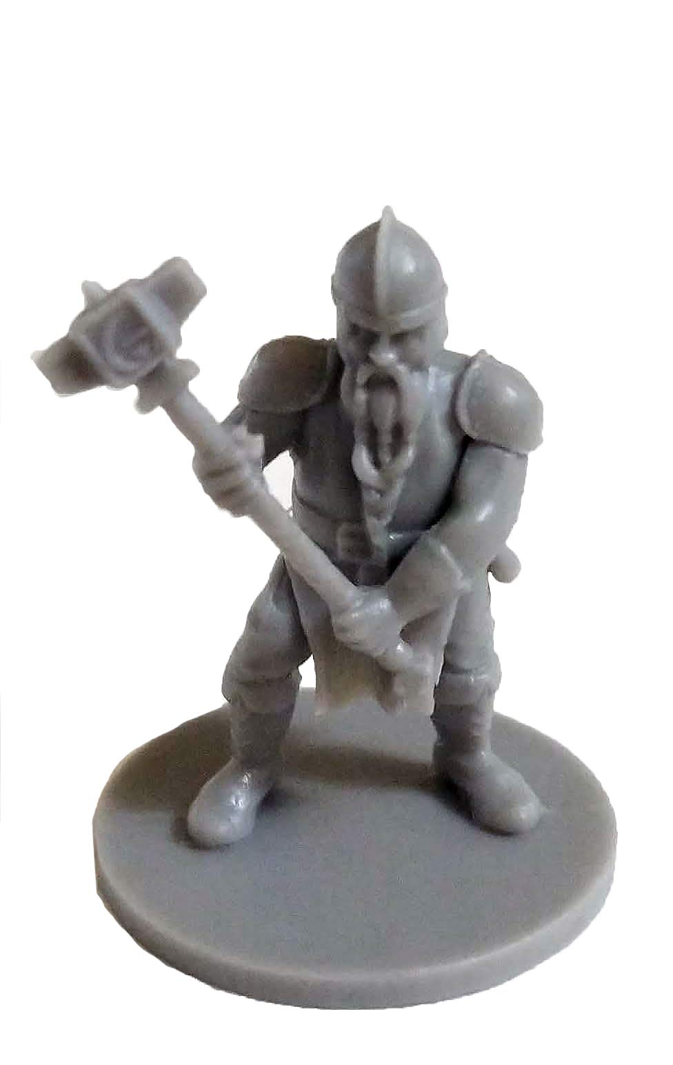DRUNK'N DRAGON DND Guards Minis 25 Fantasy Miniatures for Tabletop/Dungeons and Dragons Roleplaying Games - Bulk Minis Unpainted- Figures Starter Set
