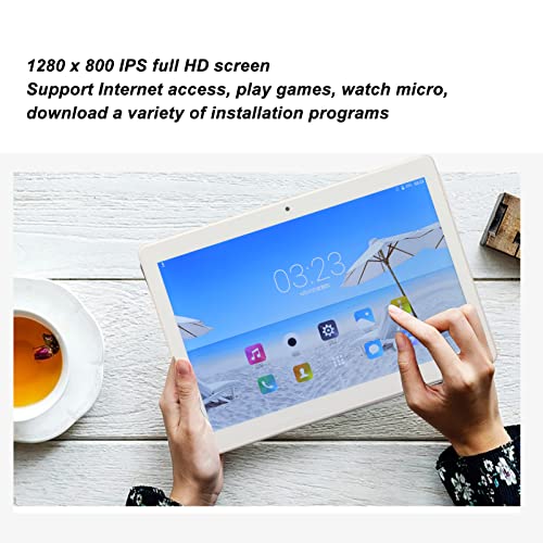 Liyeeo 3G Tablet PC, 5 Points Touch 8 Core Tablet PC 1280x800 Video Resolution for Work (US Plug)