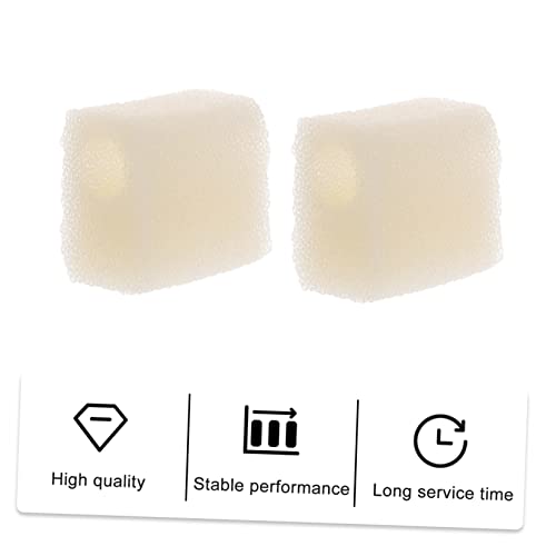 GLSTOY 12 Pcs Fish Tank Filter Cotton Aquarium Accessories Submersible Water Pump Aquarium Sponge Filter Pre- Filter Sponge Aquarium Fish Tank Sponge Filter Replacement Filter Beige Ocean