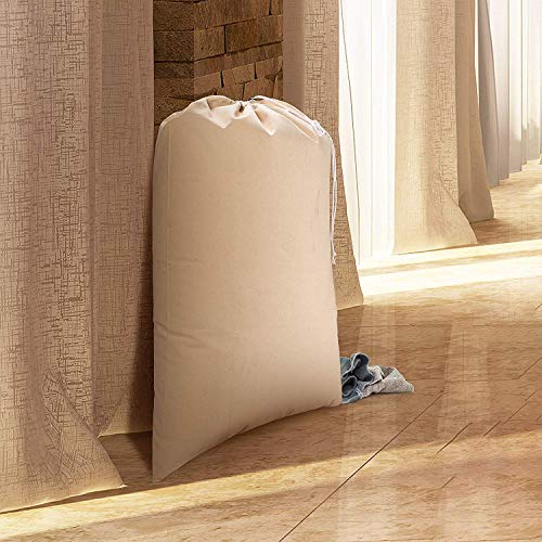 Simpli-Magic 79164 Canvas Laundry Bags Size: 28" x 36", Versatile - Multi Use β Bulk Pack - (Pack of 4)