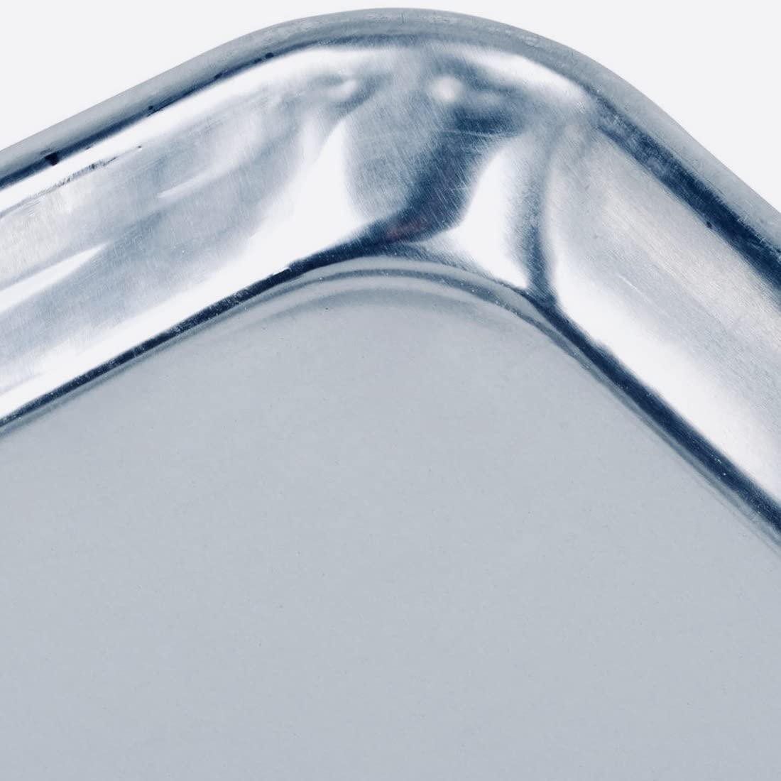 Full Size 18 Gauge Sheet Baking Pan, Wire in Rim Aluminum Bun Pan, Professional, Commercial, and Industrial Grade Pan by Tezzorio