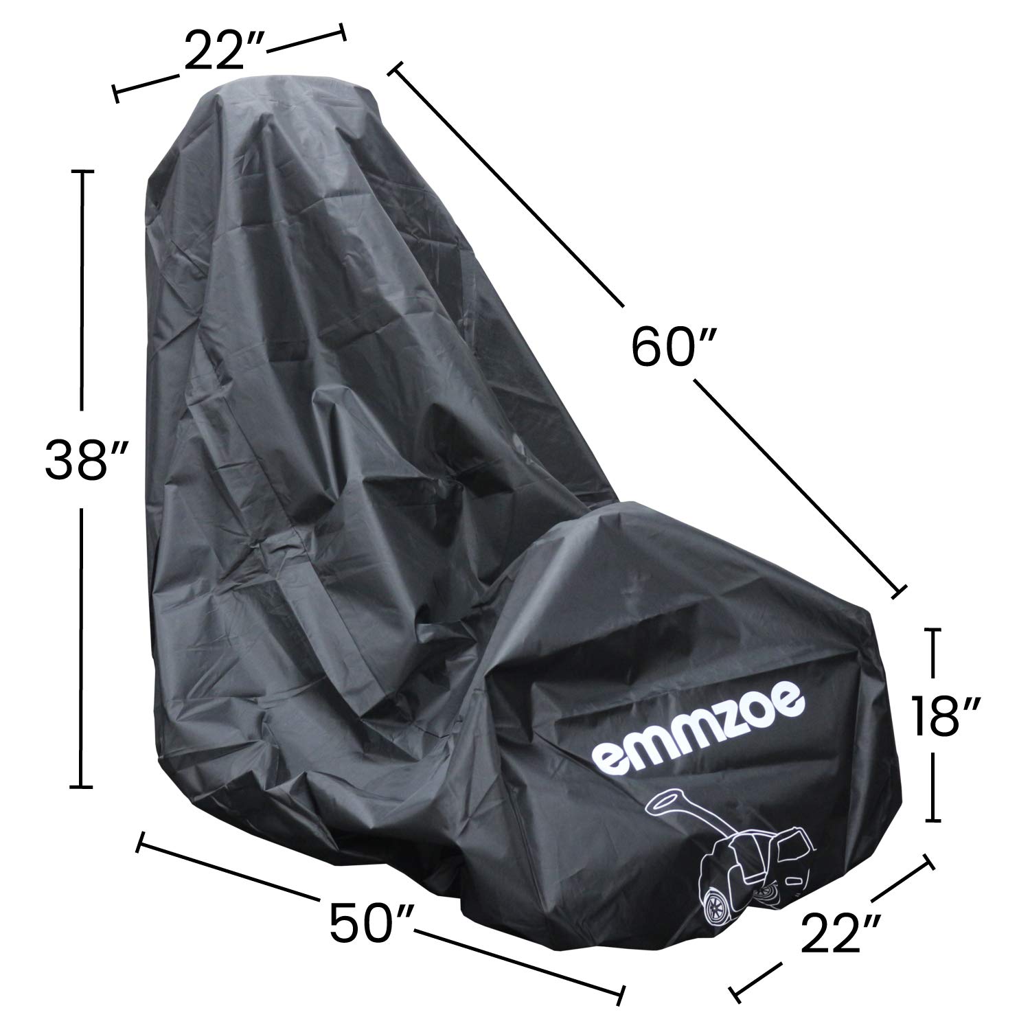Emmzoe Ride-On Push Car Buggy Dust Cover Kids Vehicles - Universal Fit, Water Resistant, UV Rain Snow Protection