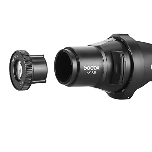 Godox AK-R24 50mm Lens for AK-R21 Projector Flash Splitting Cone Nose Optical Spotter