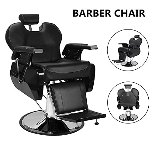 LLAMN Two Colors 8702A Professional Salon Barber Chair US Warehouse (Color : D)