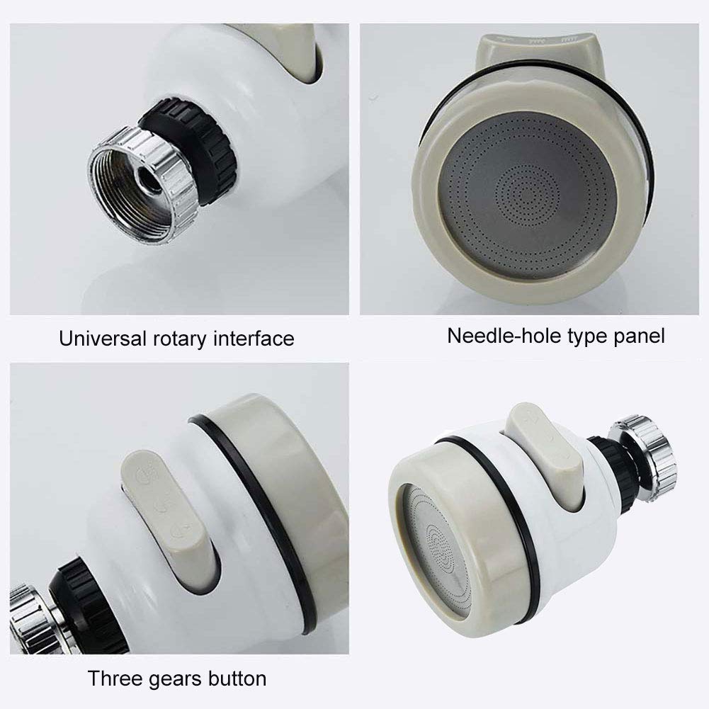 Flexible Faucet Sprayer Water Saving Faucet Shower Head Tap Valve Filter Nozzle, Shower Anti-Splash Regulator,Tap Adapter Filter Head for Kitchen Bathroom