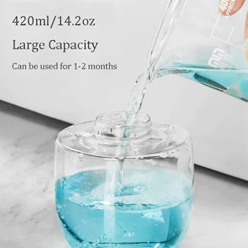 Durable Automatic Soap Dispenser Wall Mount with Infrared Sensor,Two Gear Adjustment,Automatic Soap Dispenser Foam with Breathing Light Replacement