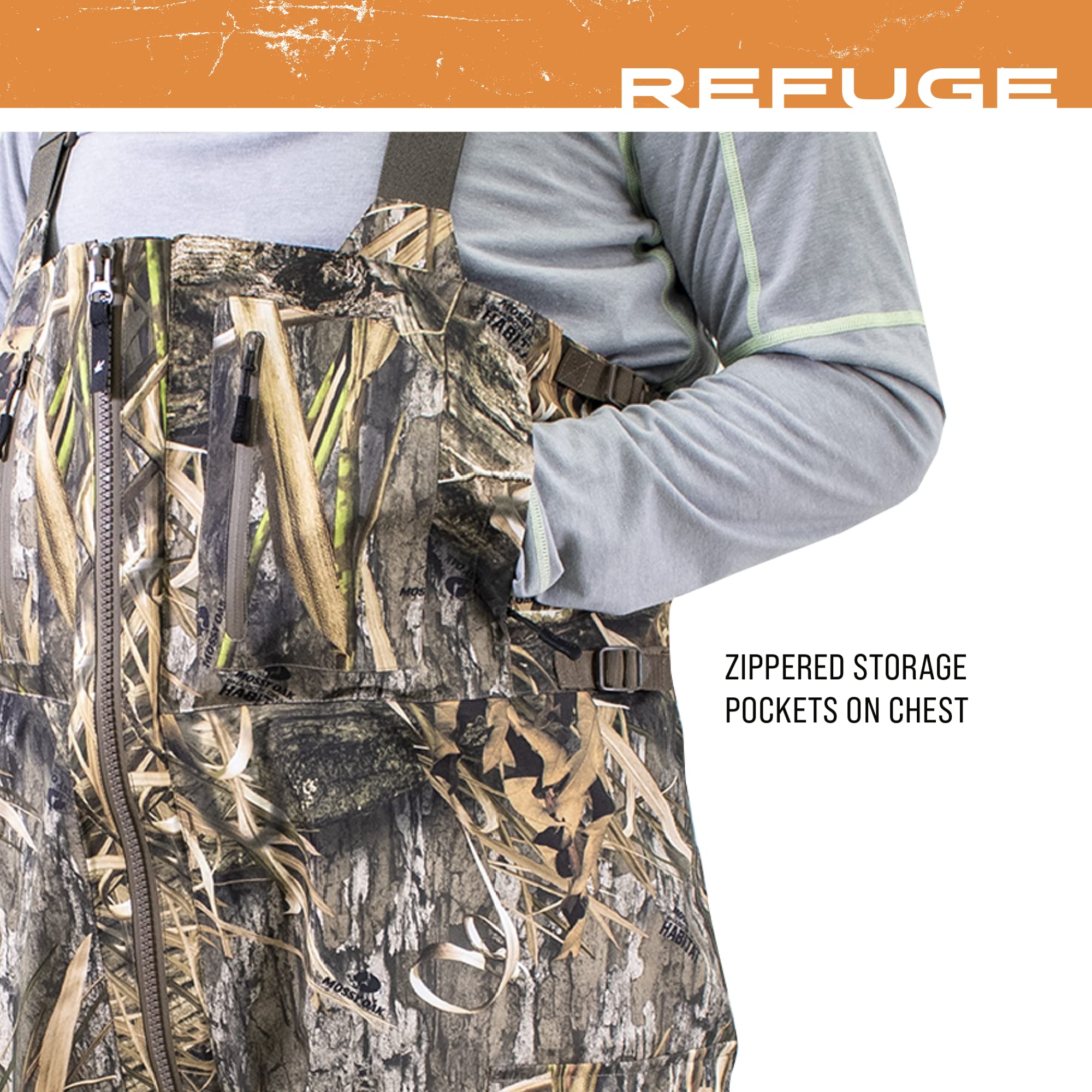 FROGG TOGGS Grand Refuge Insulated Hunting Bib with Removable Primaloft Liner