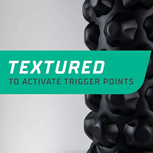 Foam Roller for Physical Therapy & Exercise - Vibrating Foam Roller for Back Pain, Muscle Recovery, Deep Tissue Massage and Stretching - Electric Foam Roller, 8 Speed, Rechargeable, Black