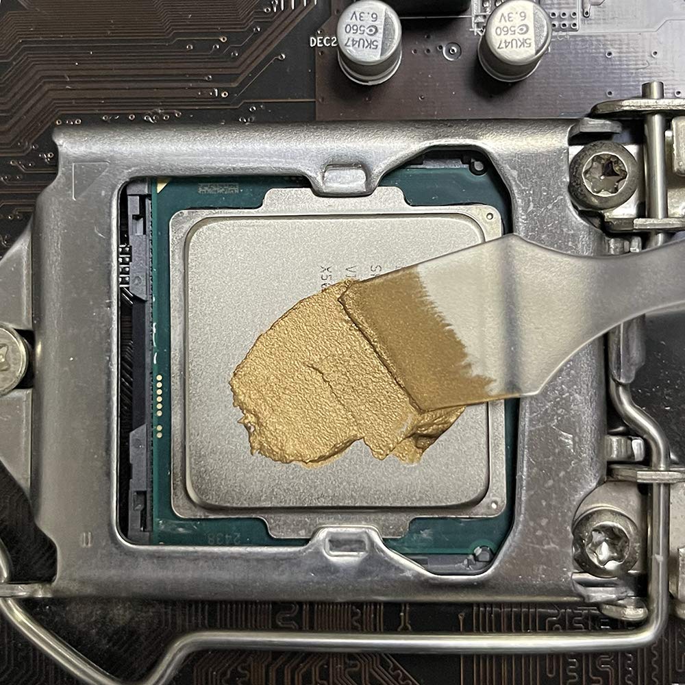 GENNEL G106 100Grams Gold Thermal Paste, Heatsink Paste, Thermal Conductive Compound Grease for GPU CPU Processor LED IC Chipset PS4 Xbox High Performance