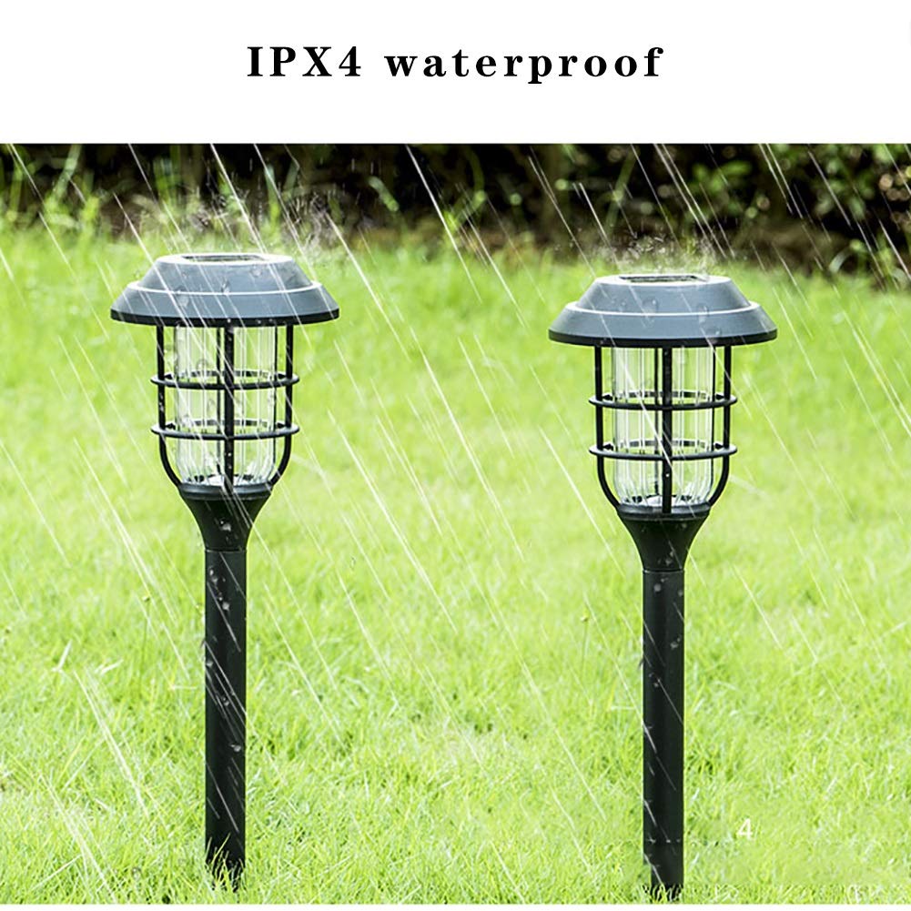 Garden Post Light Pathway Lamp Solar Garden Lights,Solar Lights Outdoor,Home LED Solar Waterproof Garden Decoration Lawn Street Lamp, Suitable for Courtyard, Garden