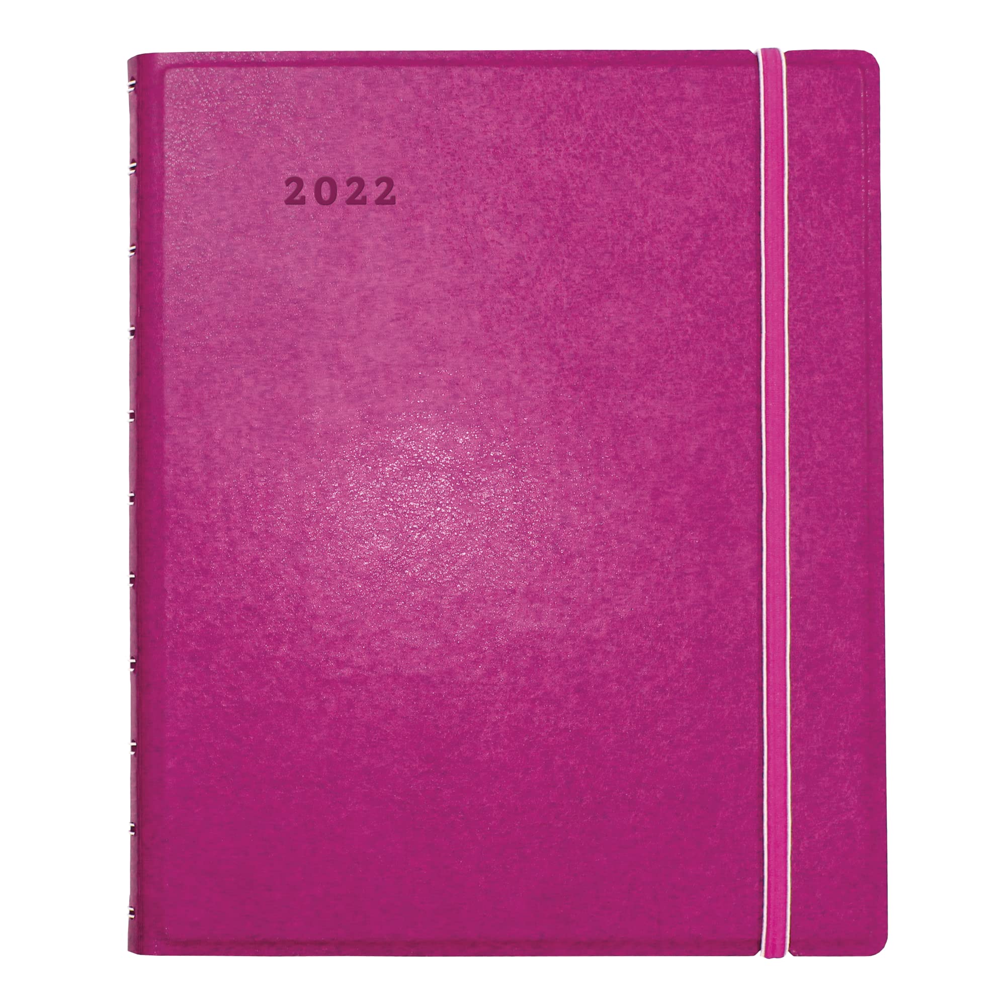 Filofax Weekly Planner, 8-1/2" x 10-7/8", Fuchsia, January to December 2022, C1811403, Blue; Brown, (C1811403-22)