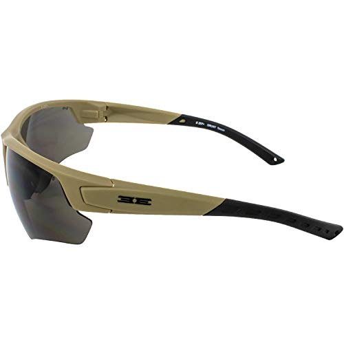 Epoch Eyewear Grunt Tactical Shooting Range Safety Sunglasses 2 Pair Tan Frames Smoke & Clear Lenses