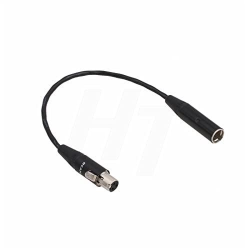 HangTon Audio Adapter Cable for Shure Microphone Headset TA4M to AKG Bodypack Transmitter PT 40 80 TA3F WH20TQG 15cm
