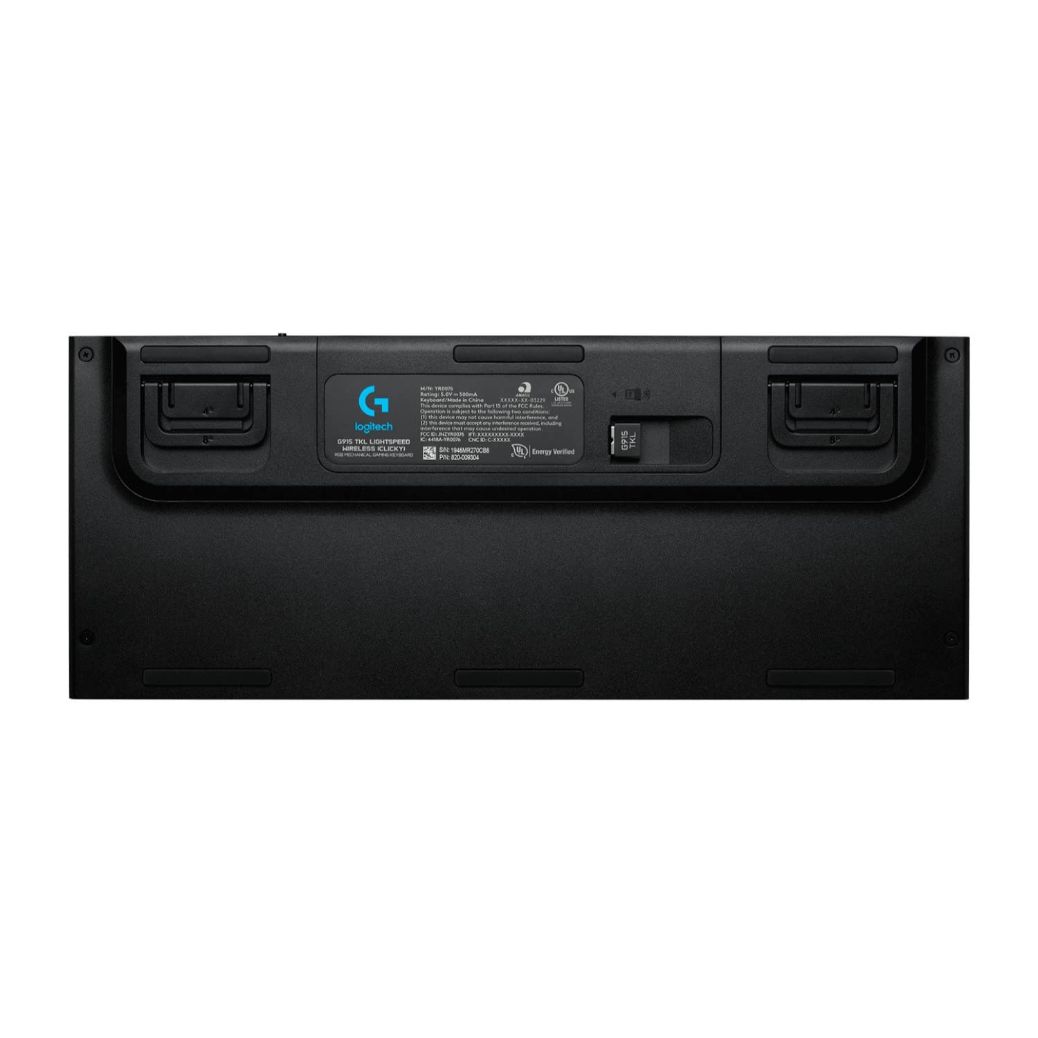 Logitech G915 TKL Tenkeyless LIGHTSPEED Wireless RGB Mechanical Gaming Keyboard (Carbon, Tactile) Bundle with HERO Wired Gaming Mouse, and 4-Port USB 3.0 Hub (3 Items)