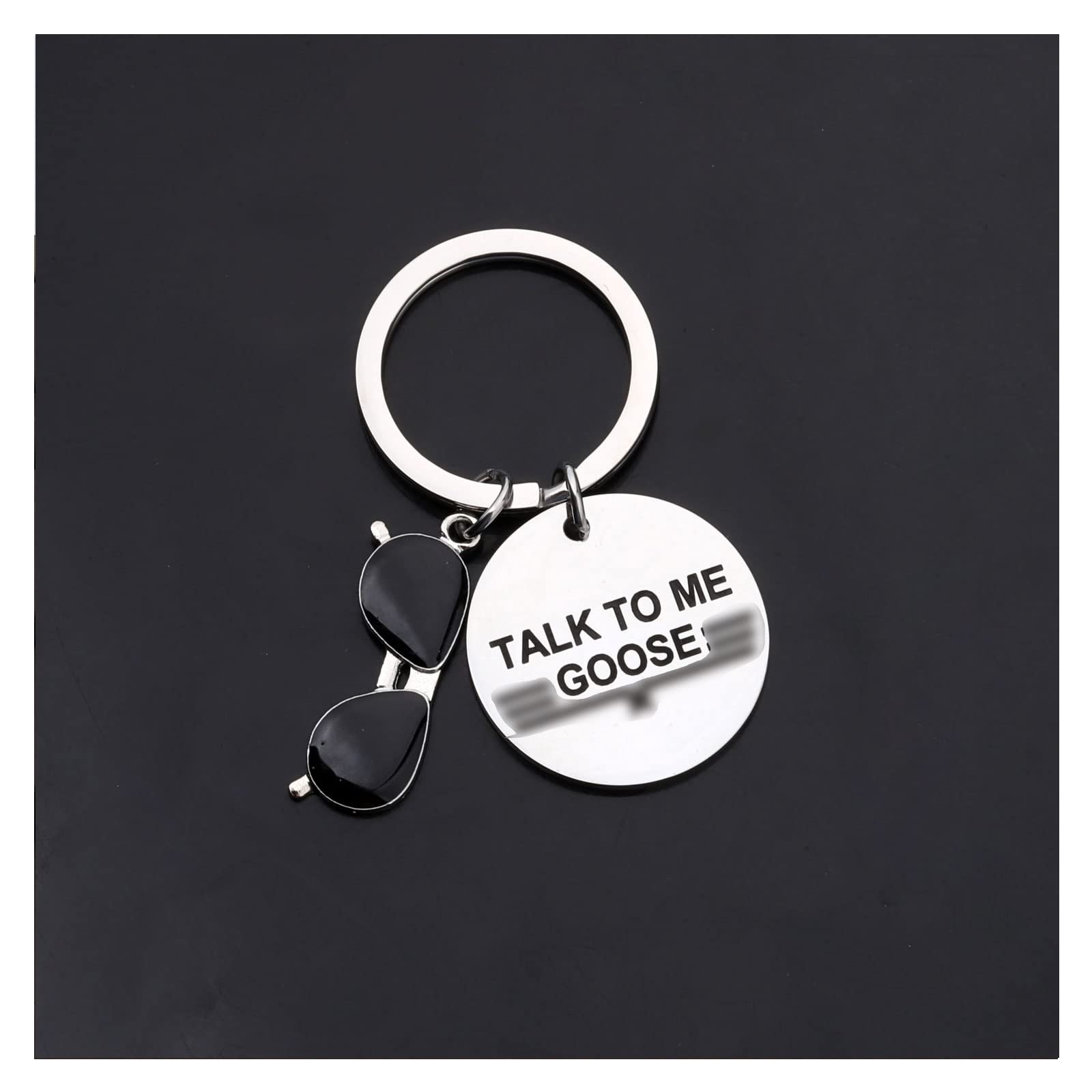 Funny Pilot Gift Flight Crew Gift Talk To Me Goose Keychain(Talk To Me k