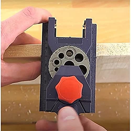 Gudmuzic Multi Tool Kit, Dowel Drill Guide, 3-12mm 10 Hole Wooden Punch Locator for Woodworkers and Woodworking Hobbyists