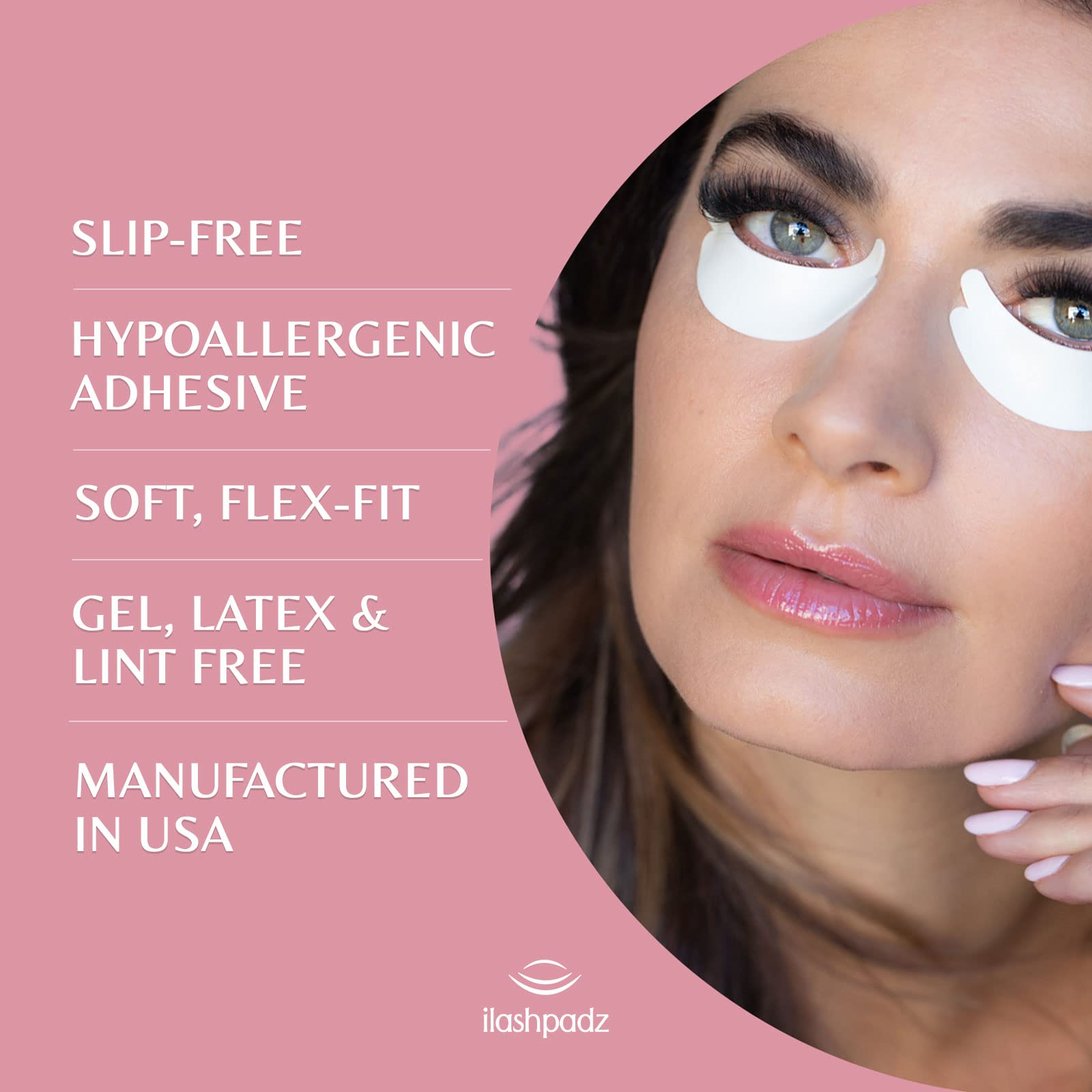 iLash Padz | Made In The USA | Under Eye Pads For Eyelash Extensions, Lash Lifts & Tints - 54 Pairs (Thin)