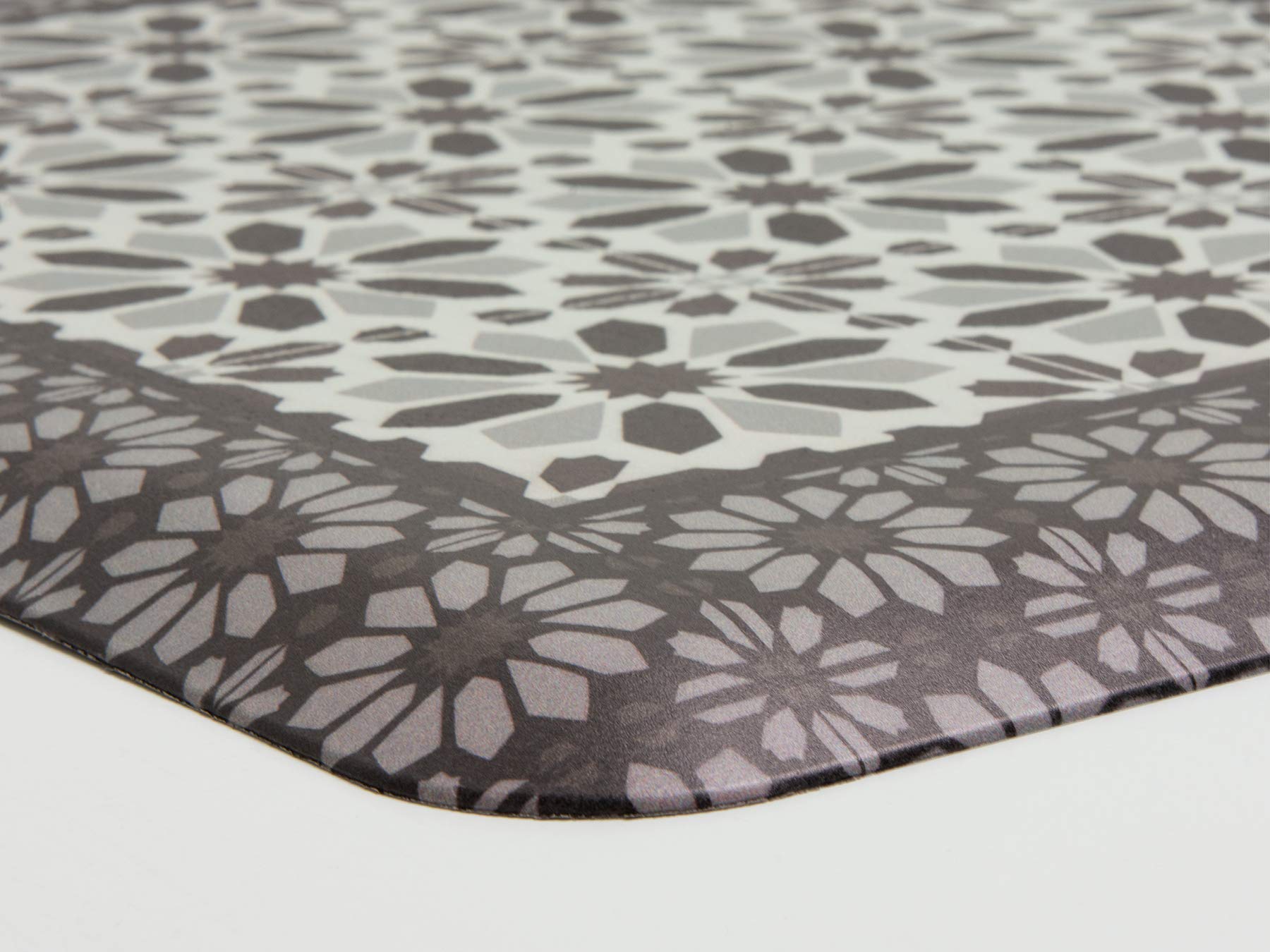 FloorPops FPA3731 Lannister Anti-Fatigue Comfort Long Mat, Black