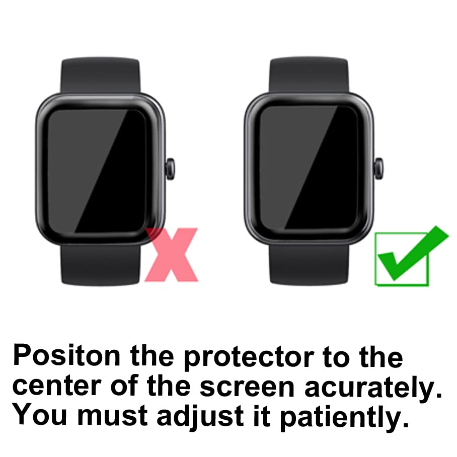 smaate 3D Screen Protector for i13, Compatible with Luoba i13 1.69β and TOZDTO BOFIDAR KAKTIN I13 1.7β Smartwatch, 3-Pack