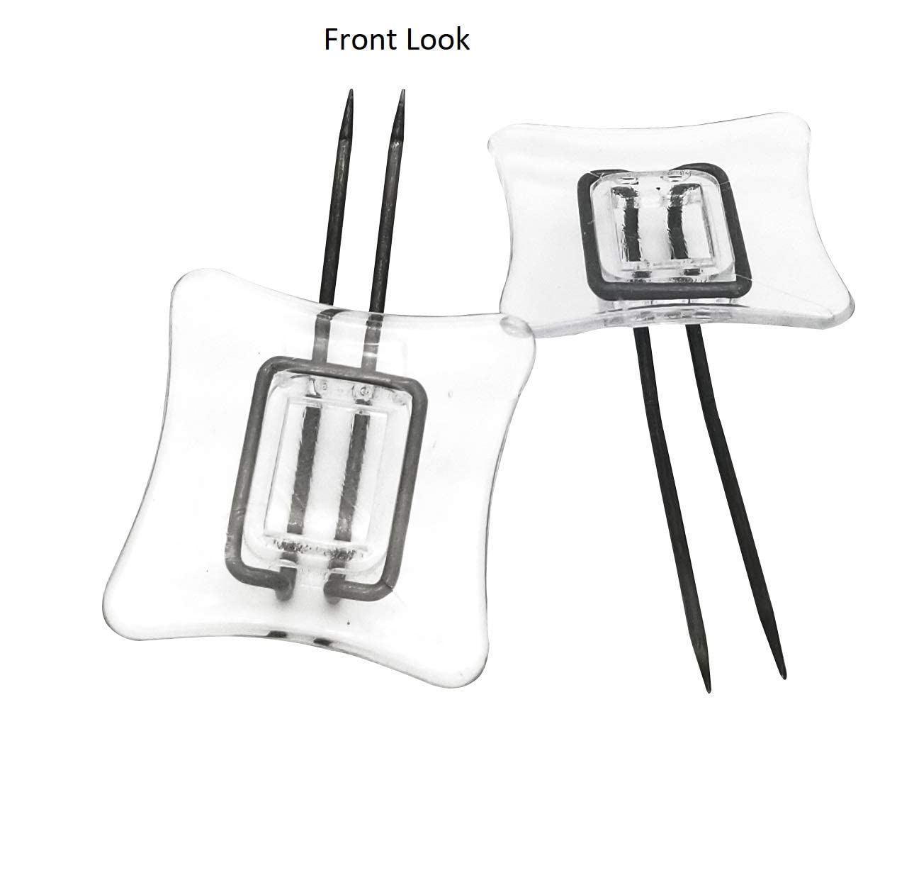 Rug Settlers Rug Pins Pack of 6 Rug Anchors Secure a Rug Over a Rug Anti Slip Pins for mats Runners Plastic Sheets and Throws
