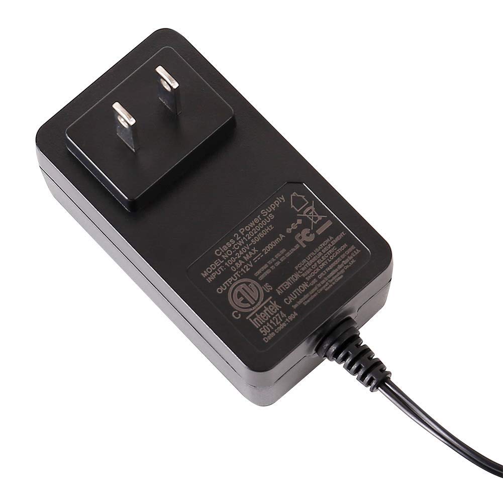 DTECH 12V 2A Power Adapter Supply AC to DC 3.5mm x 1.35mm Plug Wall Charger 4 Feet Extra Long Cord (Input 100V - 240V, Output 12 Volt 2 Amp)