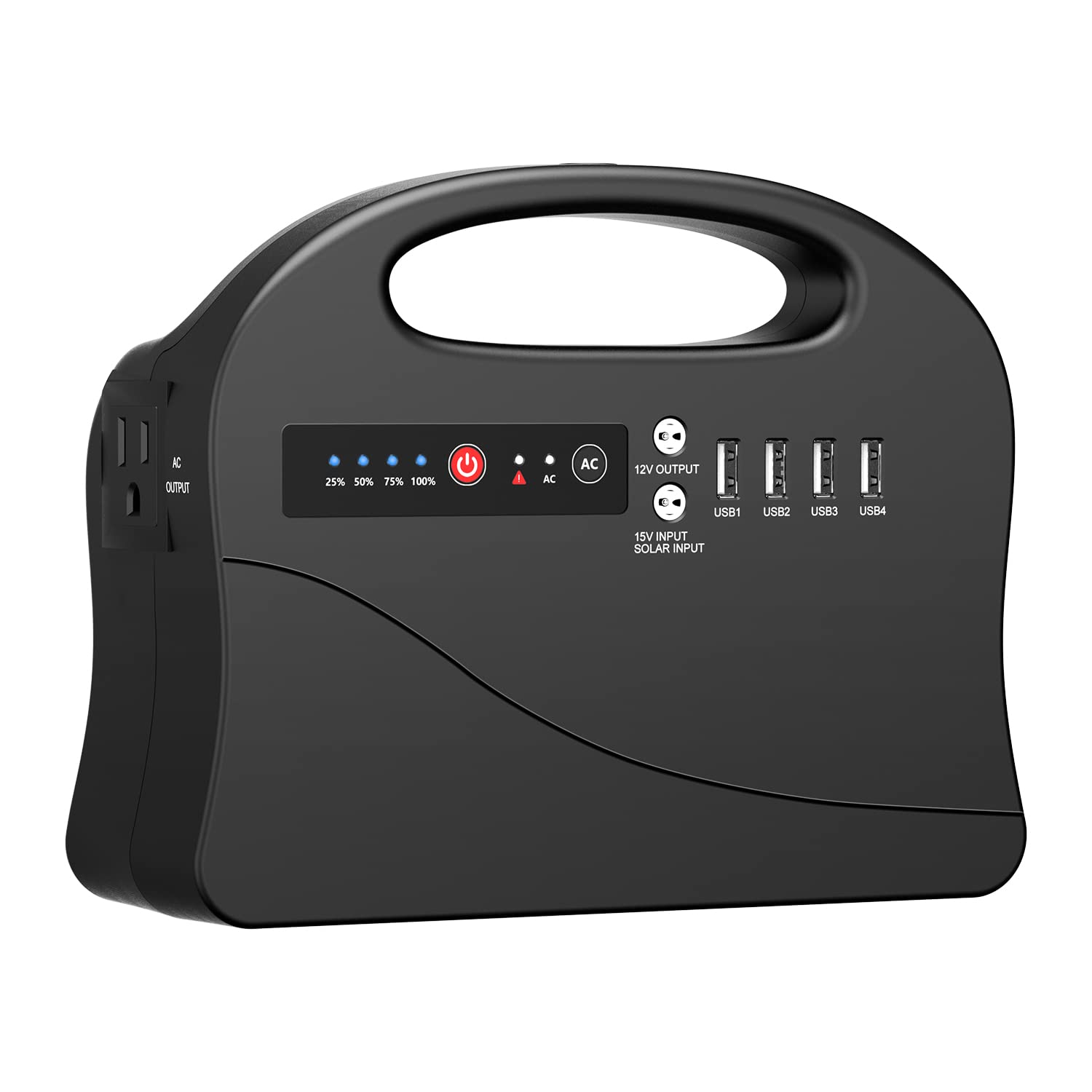 Enginstar Portable Power Station 120Wh, 100W Solar Generator with 110V AC Outlet, 40W Solar Panel, Foldable Solar Panel for Portable Power Station