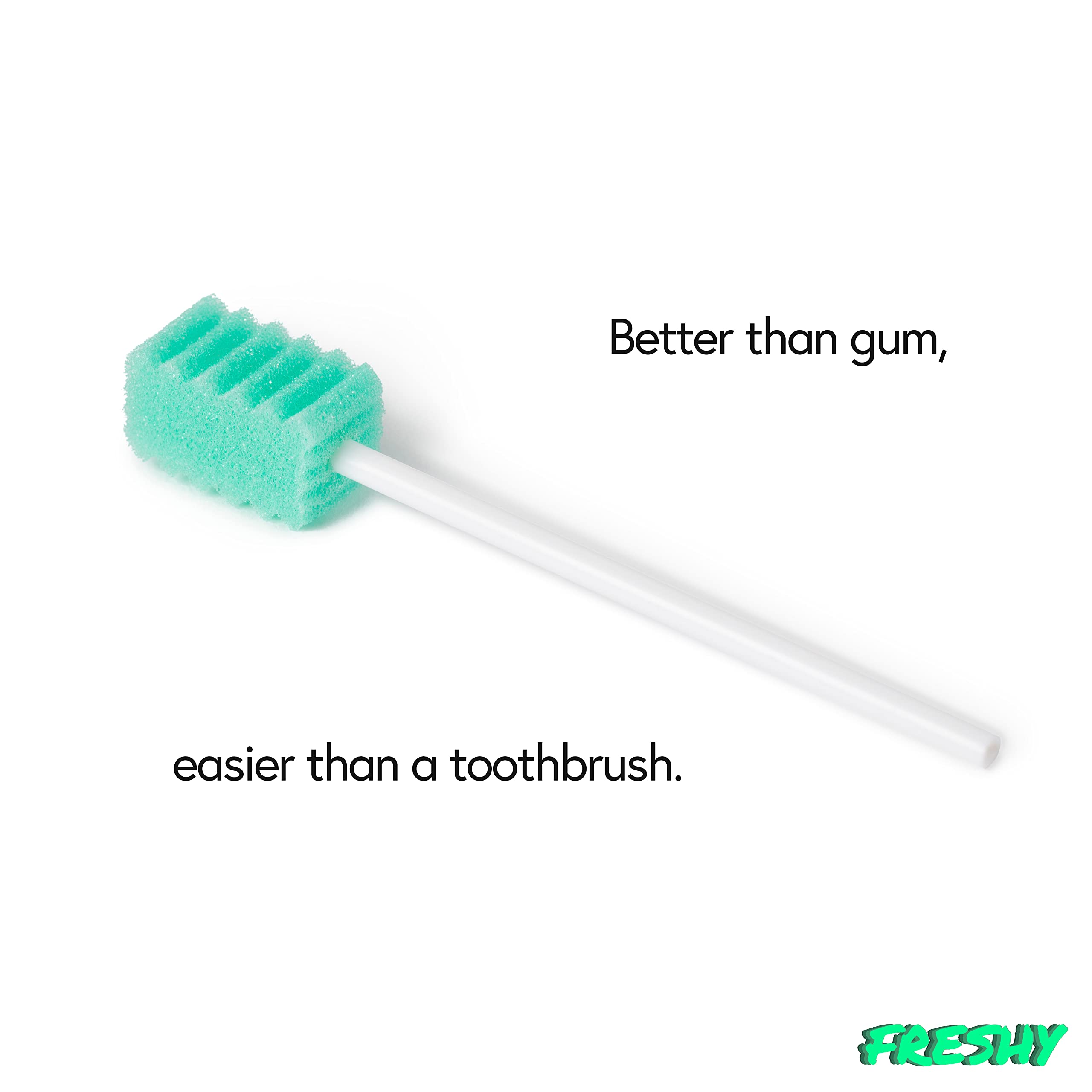 Freshy - Waterless Pre-Pasted Disposable Toothbrush | Better Than Gum, Easier Than a Toothbrush - After Coffee | After Lunch | On The Go Clean Mouth Solution - 20 Count