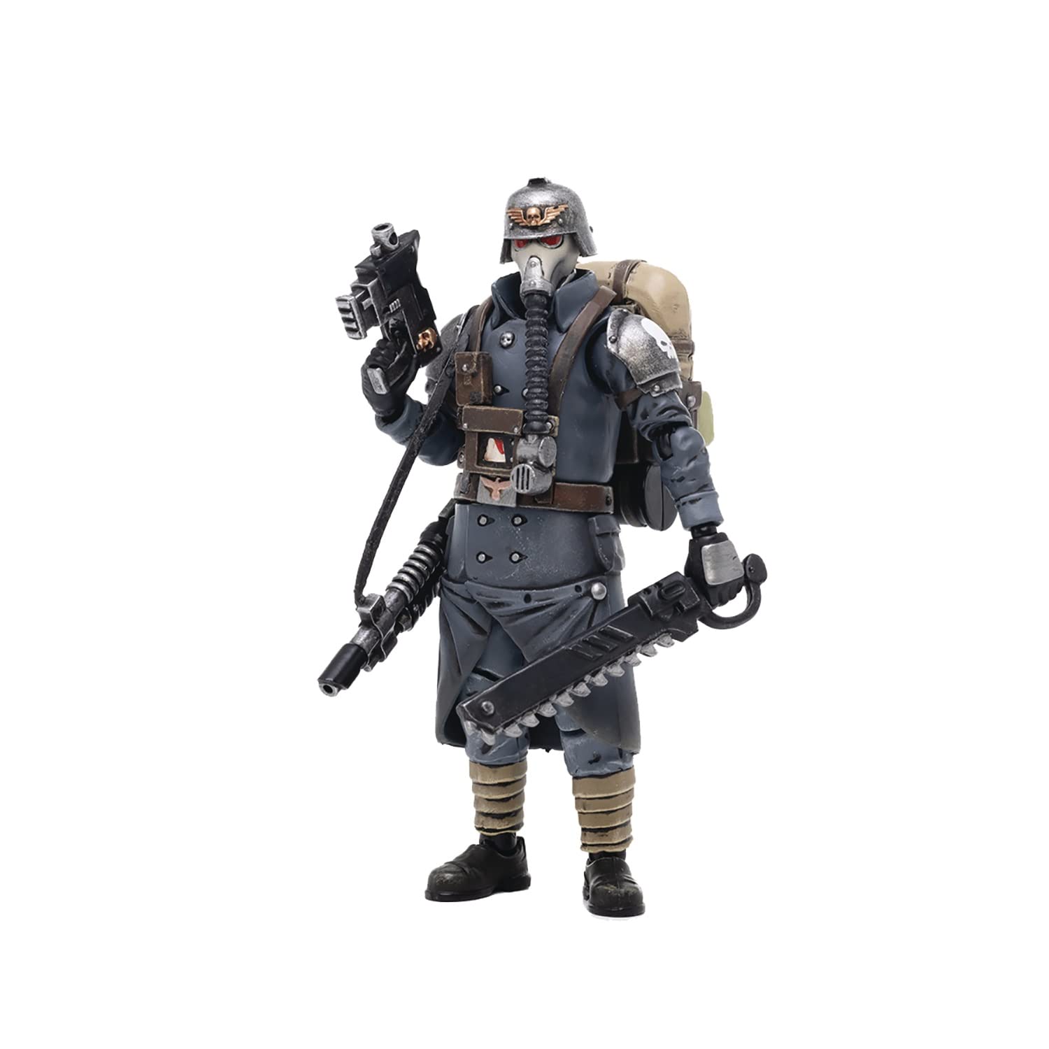 HUAXI DARK SOURCE(HAINAN)TECH JoyToy Death Korps of Krieg Veteran Squad Guard Sergeant 1:18 Scale Action Figure, Multi