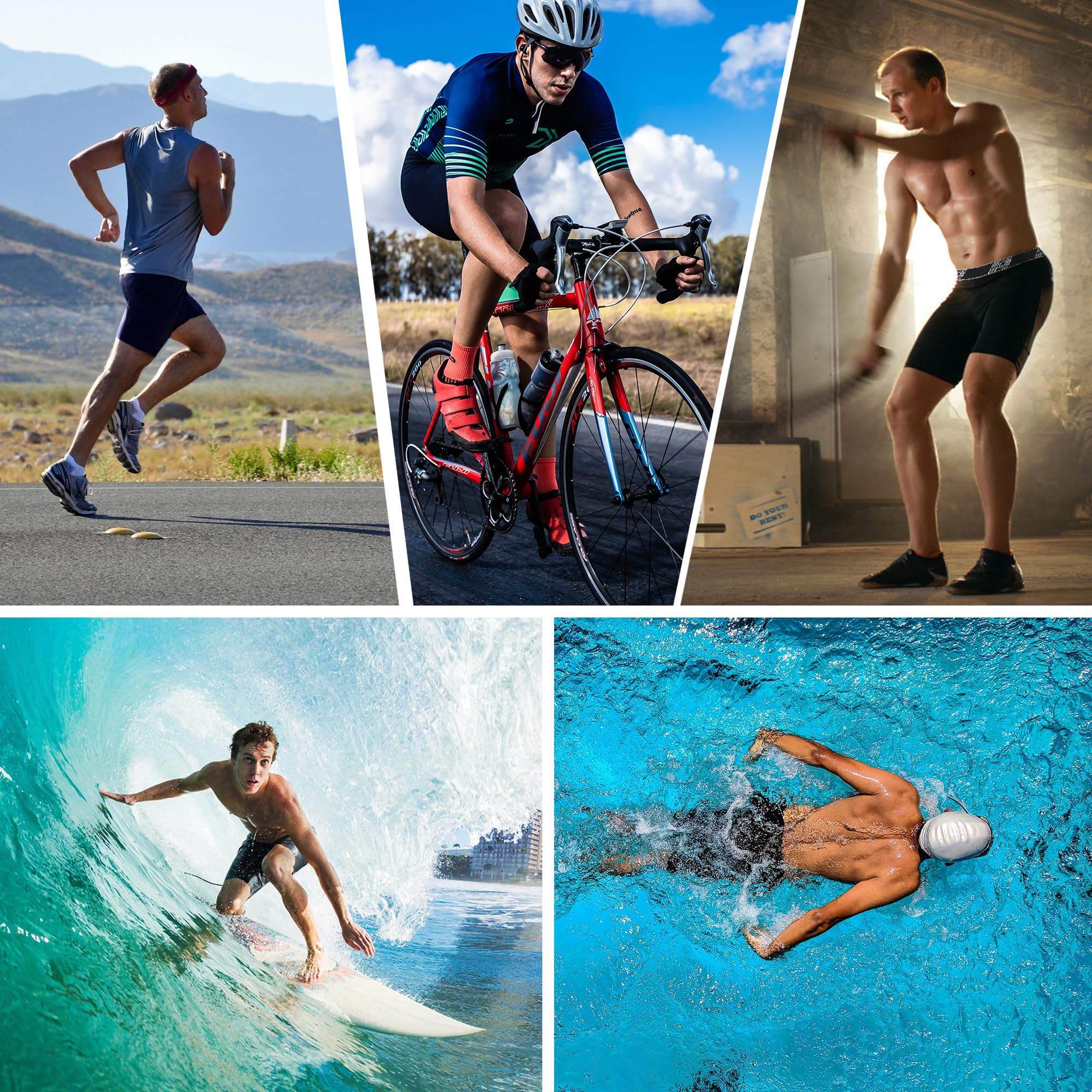 HOPLYNN 4 Pack Compression Shorts Men,Compression Underwear for Men Spandex Sport Shorts Athletic Workout Running Performance Baselayer Shorts Black Medium