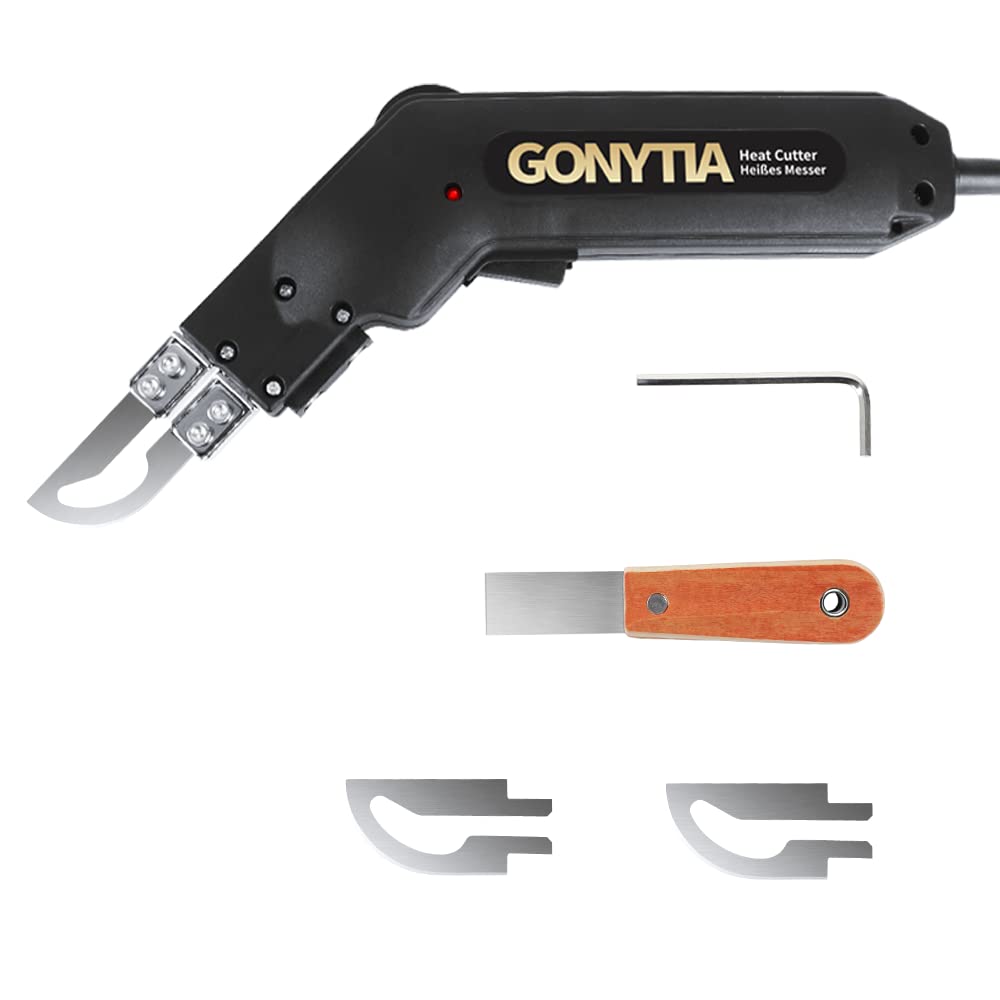 GONYTIA Hot Knife Rope Cutter Fabric Cutter Pro Electric Hot Knife Heat Sealer Cutting Tool kit (GT-2(fabric rope cutter))