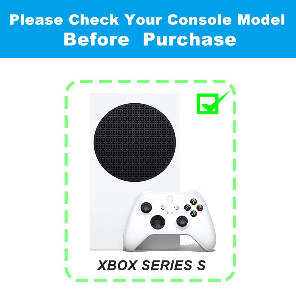 FOTTCZ Vinyl Skin for Xbox Series S Console and Controllers, Sticker Decal Protect Xbox Series S Devices - Supernatural Thunderstorm
