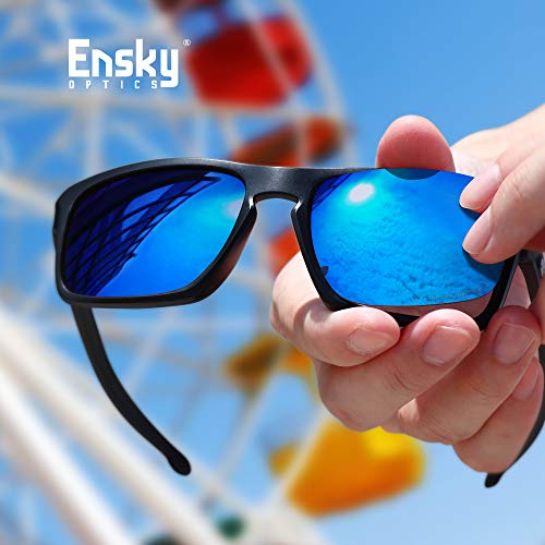 Ensky Replacement Lenses for Oakley Holbrook OO9102 Sunglasses - Intense Blue