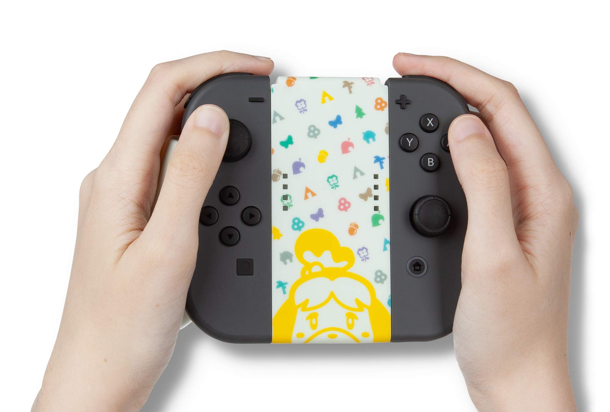 HORI Nintendo Play Stand (Animal Crossing) Compact Adjustable Gaming Stand & PowerA Joy-Con Comfort Grip for Nintendo Switch - Animal Crossing, Game Controller, Gamepad, Nintendo Switch Lite