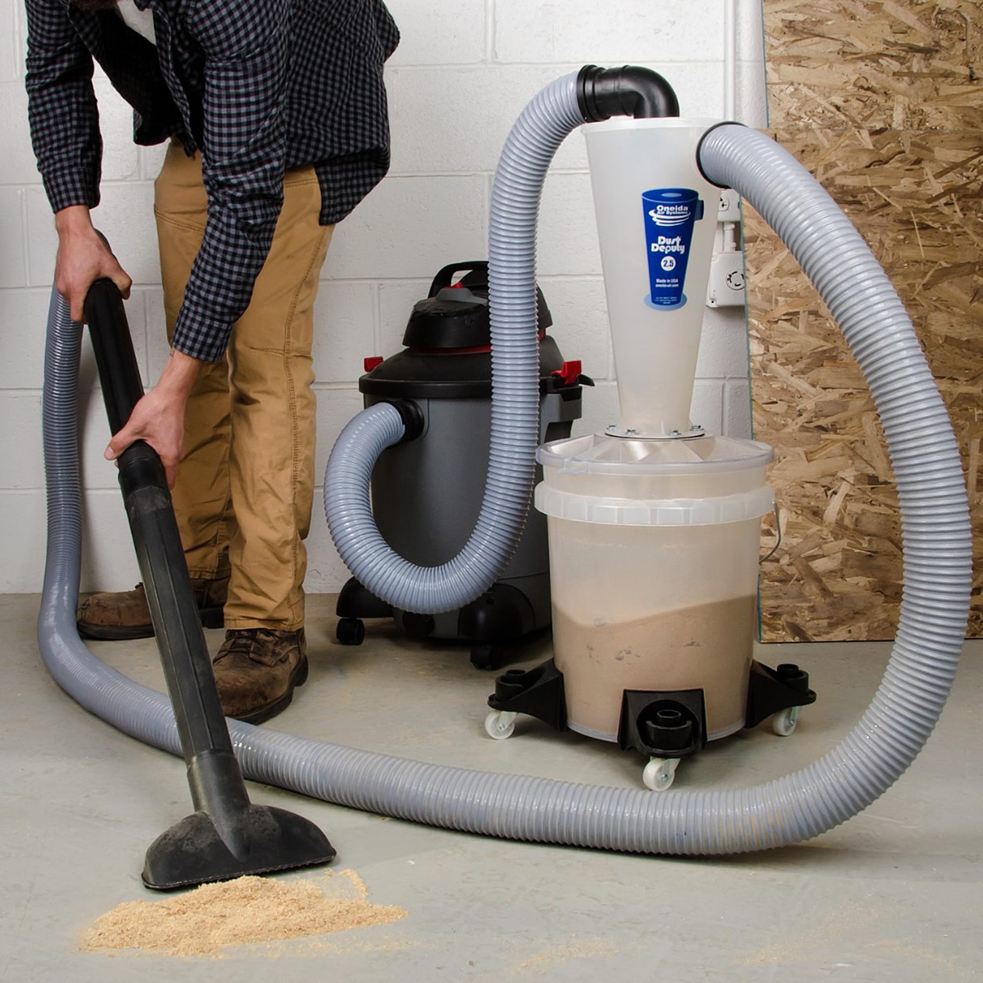 Dust Deputy Anti-Static Cyclone Separator (DD DIY Plus)