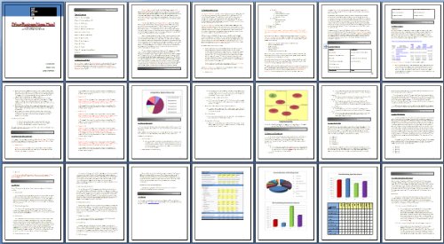Marketing Plan Template for Gift Basket Store Gift Shop Business MS Word/Excel