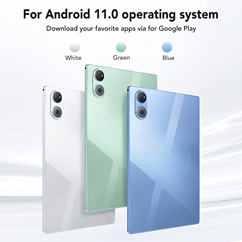 lonuo HD 10.1 Inch Tablet, 4G LTE Phone Tablet 2.4G 5G WiFi Type C Charging HiFi Speakers for Home for Learning (Green)