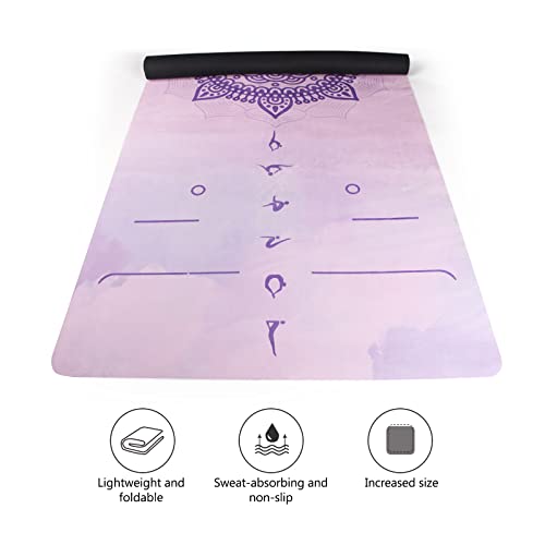 Frcofrf Yoga Mat Exercise Mat - Premium Yoga Pilates Floor Mat for Women,Workout Mats for Home