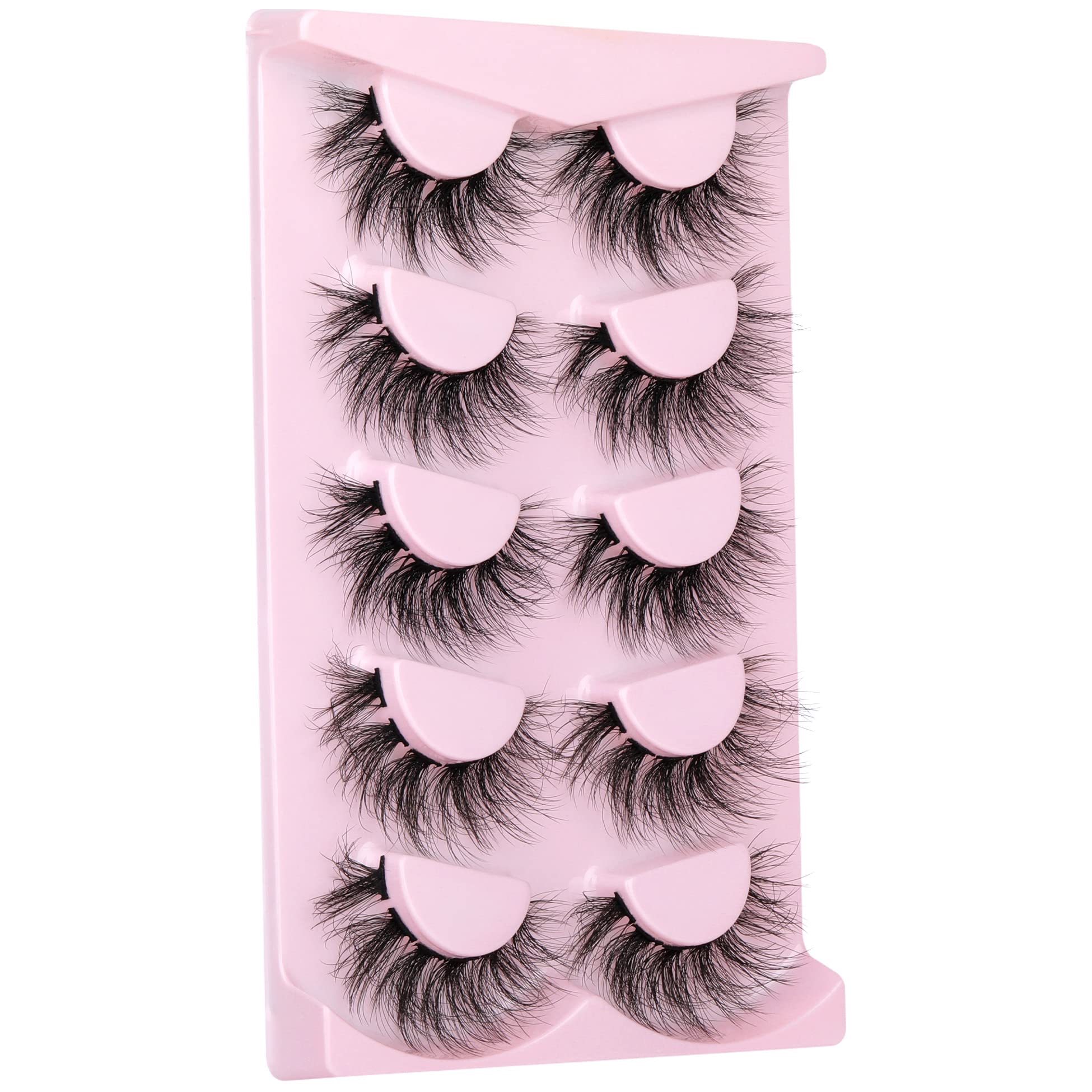 Lash Clusters Eyelash Wispy Lashes Mink Cluster Individual Eyelashes Extension Fluffy Natural Look False Eyelashes 6D DIY Eye Lashes by EYDEVRO (60 Clusters,14-18mm)