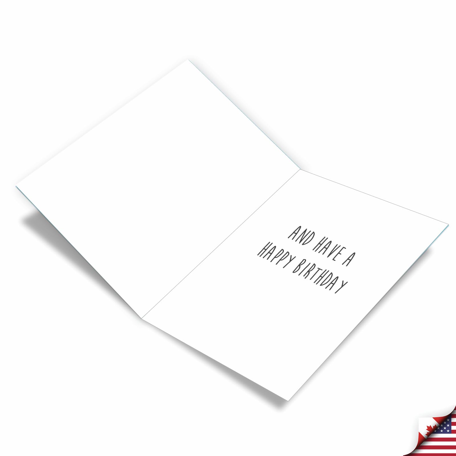 The Best Card Company - 1 Large Birthday Card with Envelope (8.5 x 11 Inch) - Fun Celebration Card for Birthdays - Wildlife Expressions Squirrel J2954BBDG